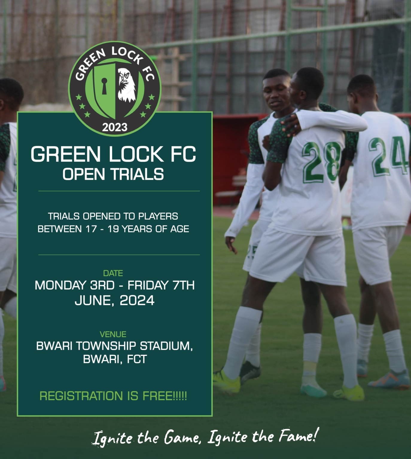 Green Lock FC Open Trials: A Golden Opportunity for Aspiring ...